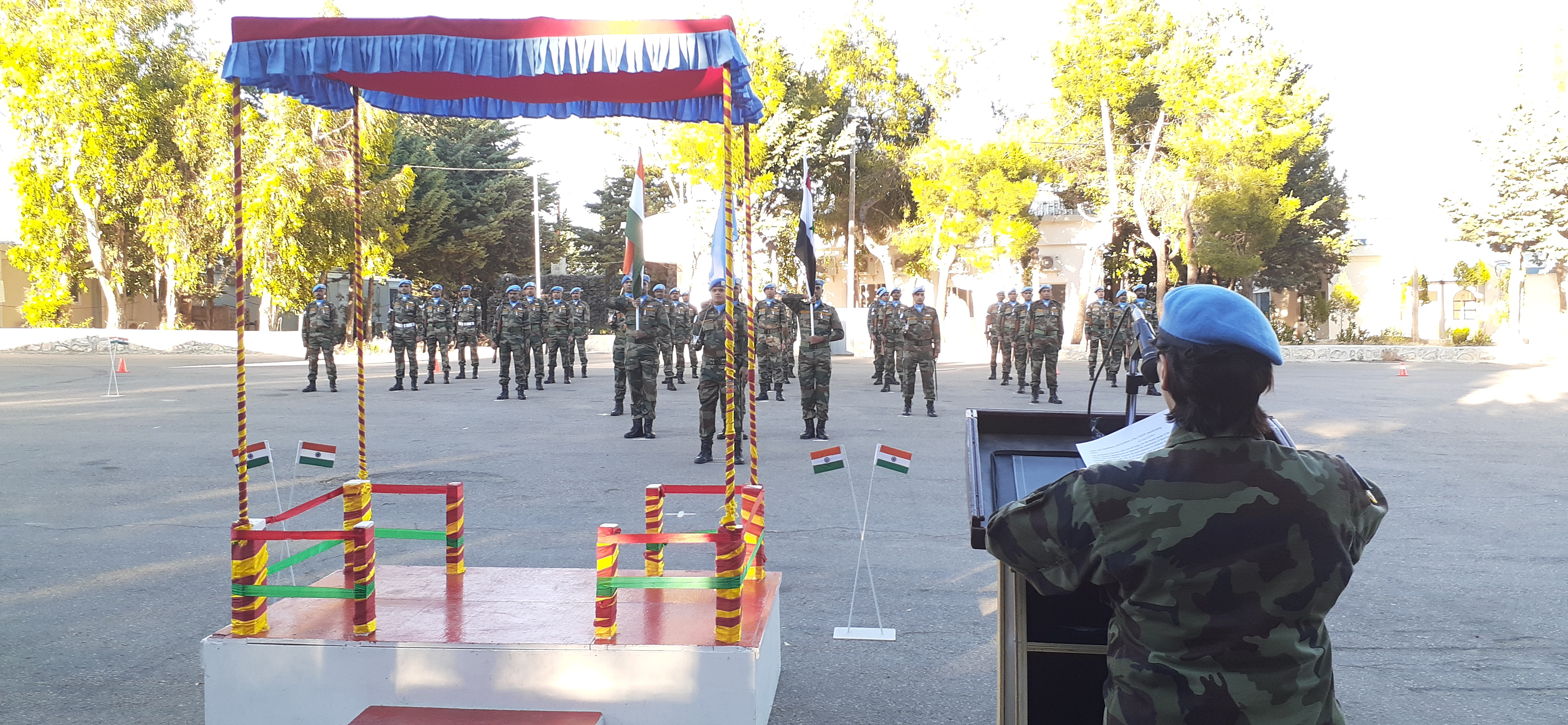 Medal Parade INDCON, UNDOF | UNDOF