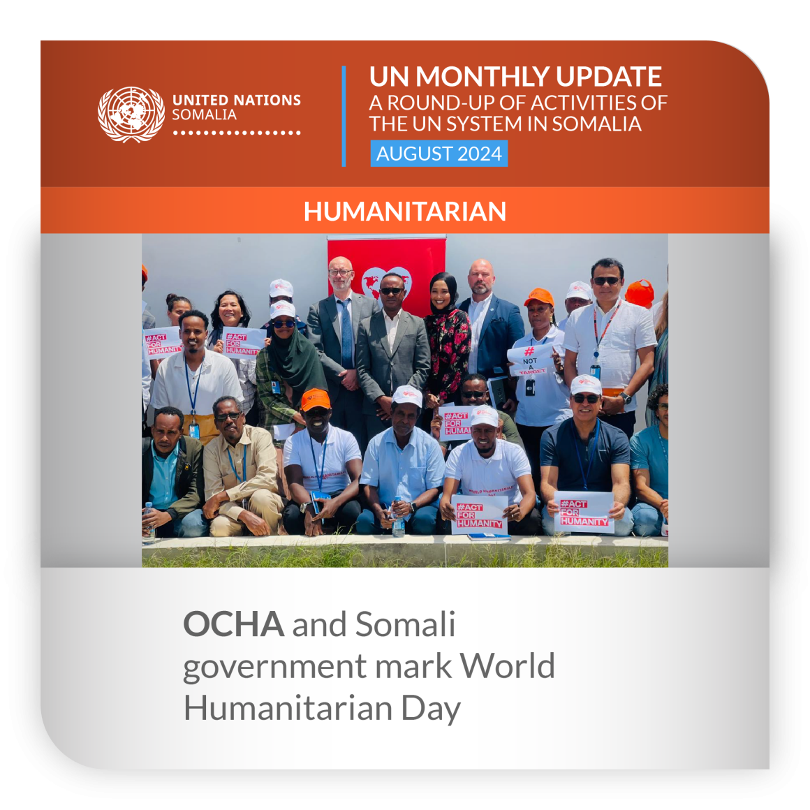 A round-up of activities of the UN system in Somalia in August 2024 | UNSOM